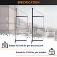 Kojem Heavy Duty Universal Shipping Container Shelving Shelf Bracket ...
