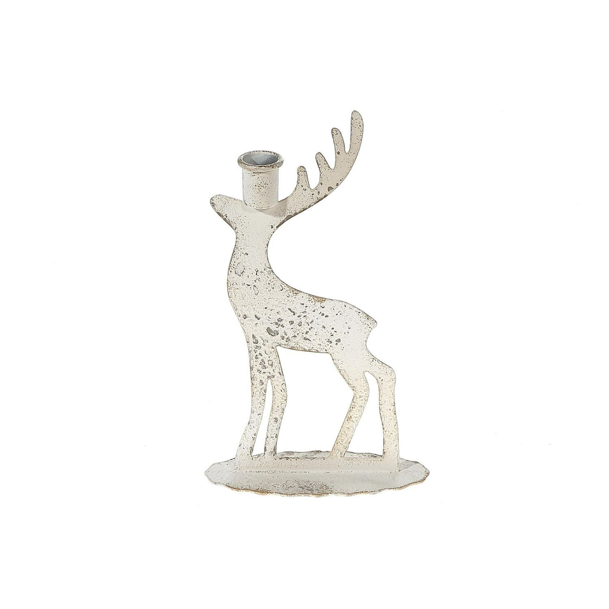 Click here for Ih Casadécor Distressed White Metal Deer 6.1 L X 2... prices