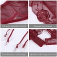 Plus Size High Waisted Garter Belt For Women Sexy Mesh And Lace Suspender