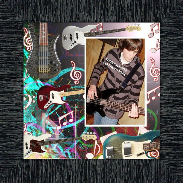 Bass Guitar Concert Band Personalized Picture Frame, 10X10 3521 ...