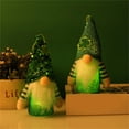 MZXELPRJD 2 Pack St. Patrick's Day Gnomes Decorations Handmade St ...