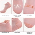 Loritta Women's Athletic Ankle Socks, 6 Pairs No Show Low Cut, Size 6-8 ...