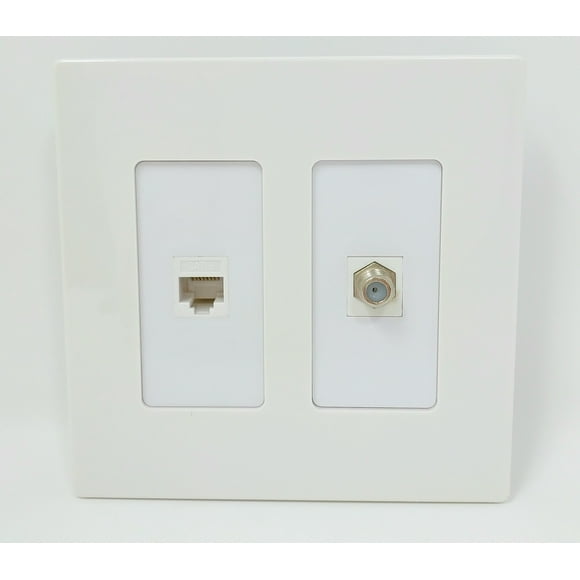 Dual Coax Wall Plates