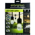 Enbrighten Classic LED Cafe String Lights, 18ft. 9 Acrylic Bulbs, 33307 ...