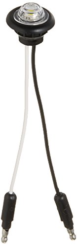 Grote 49341 White MicroNova Dot LED Clearance Marker Light (Grommet ...