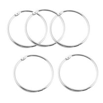 6 Pcs Loose Leaf Binder Rings 2 Inches, Metal Home Office Book Rings ...