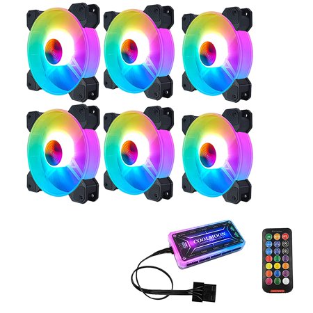Computer Case Fan 120mm Led Silent Fan for Computer Cases, CPU Coolers ...