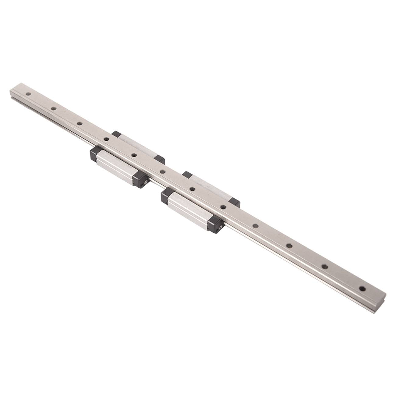 DAWOT MGN12H 300mm Linear Rail Guide MGN12 Linear Rail Kit with 2 ...