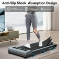 TOSSFD 2.5HP Under Desk Treadmill, Home/Office Walking Jogging Machine ...