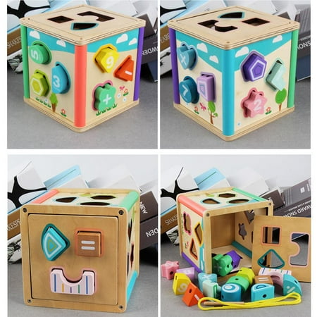 Multifunction Shape Matching Intelligence Box Assembling Toys Early ...