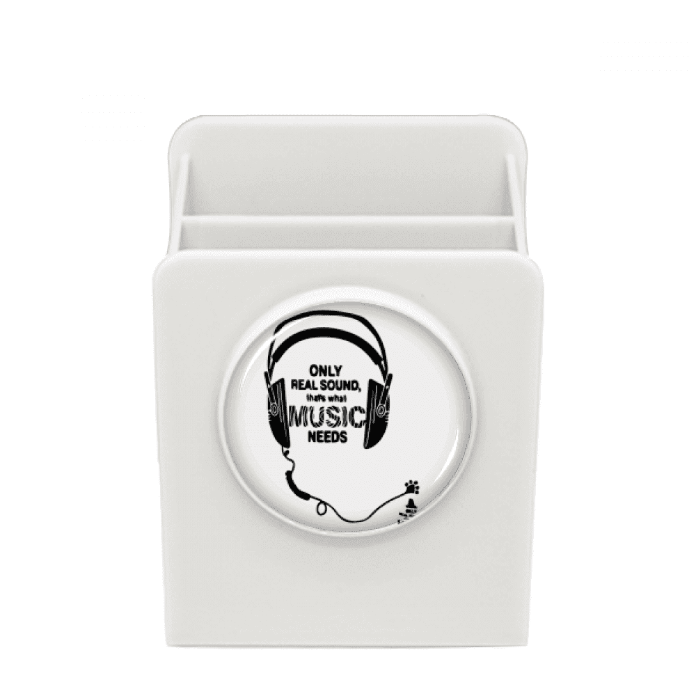 music earph song sound words desk pencil holder cup pen organizer ...