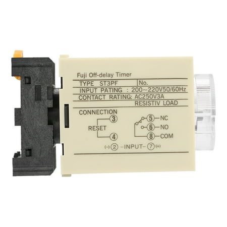 AMONIDA Zerone Power Off Timer Relay,0-30s Power Off Delay Timer Relay ...