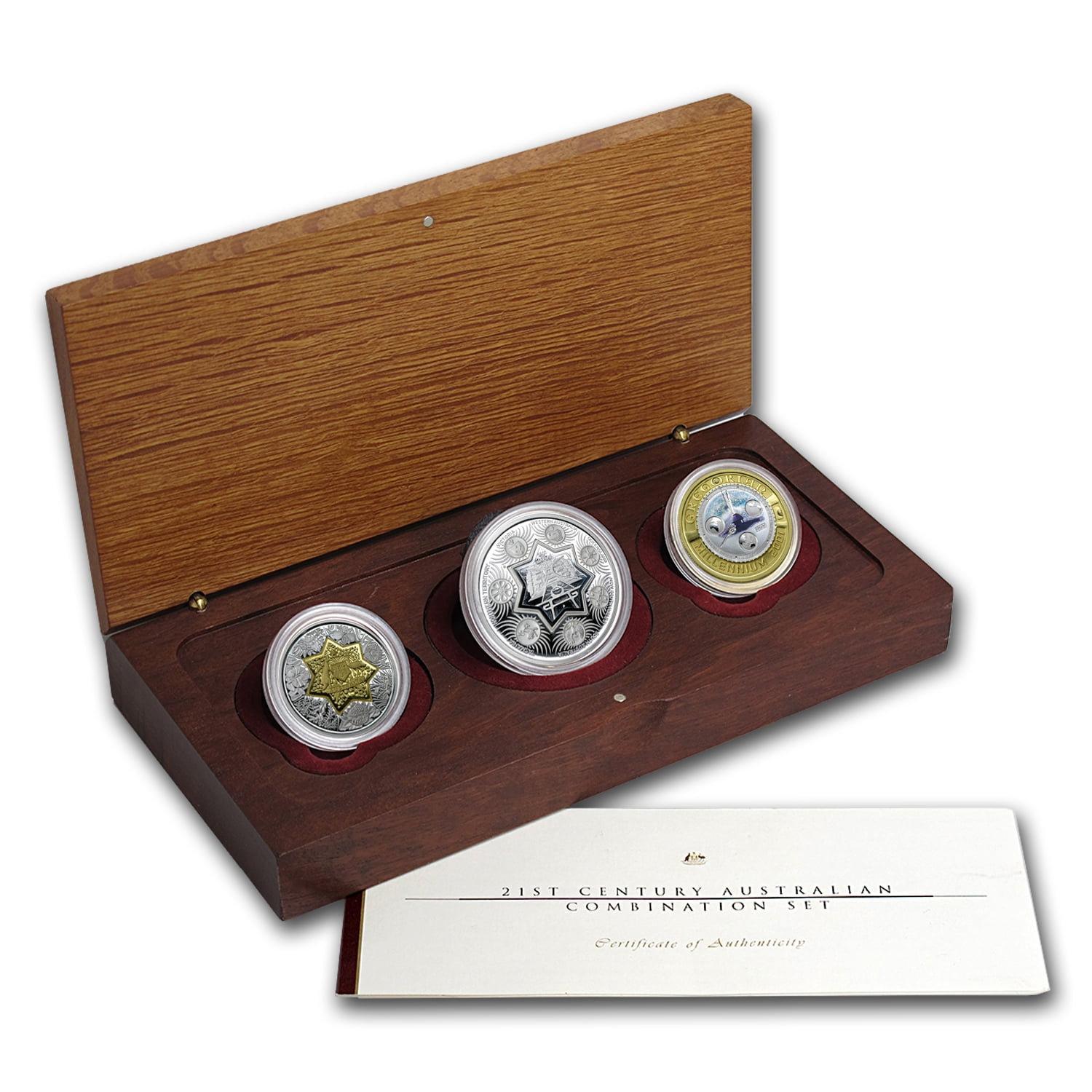 Perth Mint - 2001 Australia 21st Century Combination Set (w/Box & COA ...