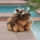 Design Toscano Hanna the Hippo African Decor Piped Pond Spitter Statue ...