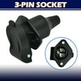 VIVIDCRAFT Trailer tractor plug socket 3Pin 12V 24V Agricultural ...