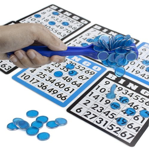 Buy Magnetic Bingo Wand with 100 Metallic Bingo Chips by (Blue ...