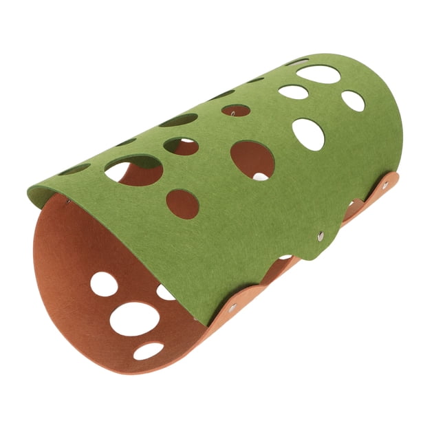 Cat Tunnel Bed, Multipurpose Detachable Round Felt Cat Tunnel Heat ...