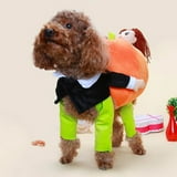 Hobeauty Pumpkin Pet Costume Halloween Pet Costume Cute Pumpkin Design ...