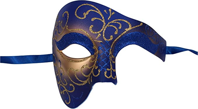 Luxury Mask Vintage Phantom of the Opera Mask – Venetian Half Face Mask ...
