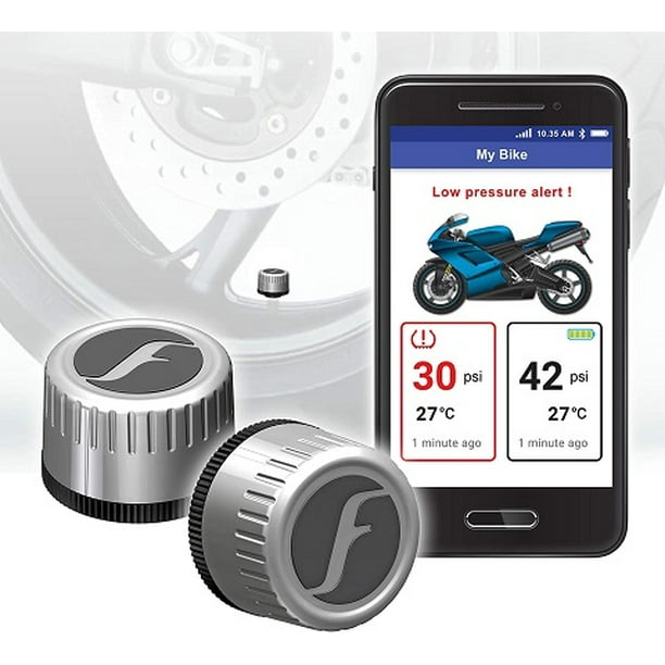 FOBO Bike 2 Tire Pressure Monitoring Systems (Silver) - Walmart.com