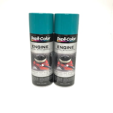 Duplicolor DE1643-4 Pack Engine Enamel Paint with Ceramic Torque & Teal ...