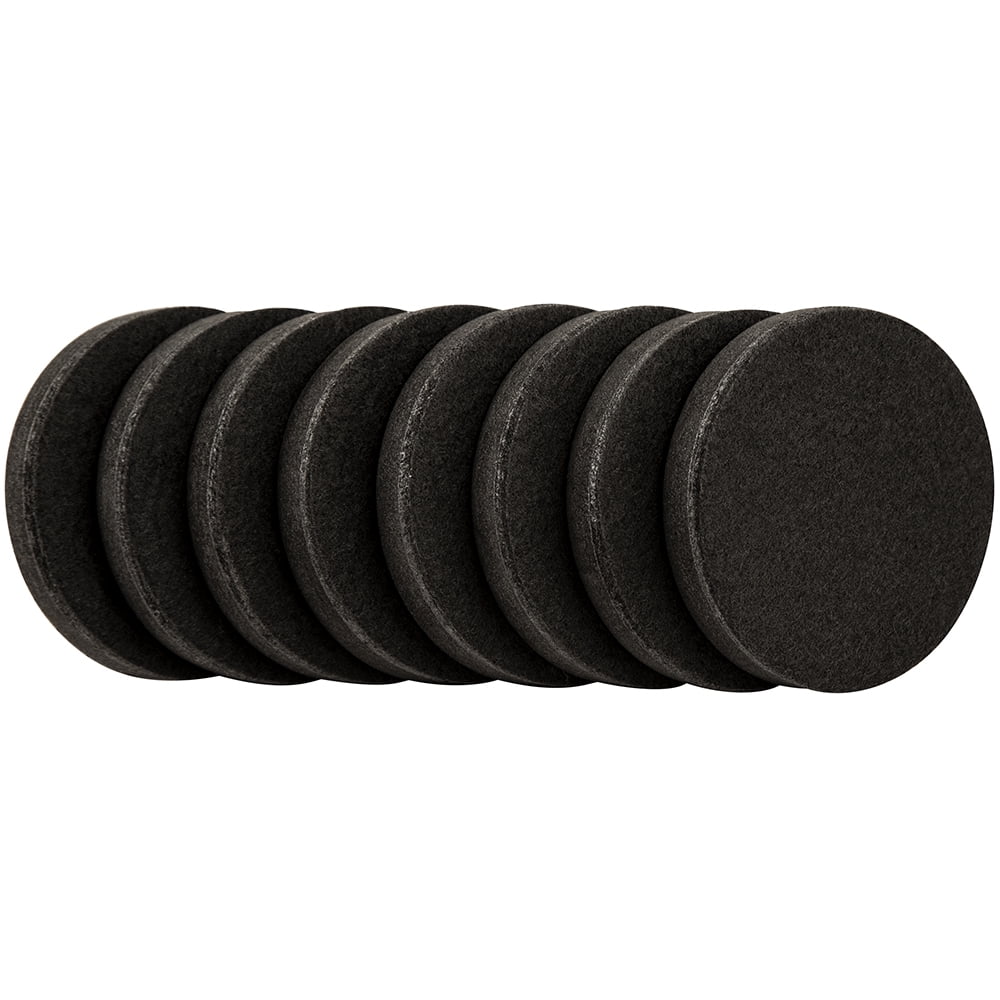 Super Sliders 2 1/2" Reusable Furniture Sliders, Black (8 Pk) - Walmart.com