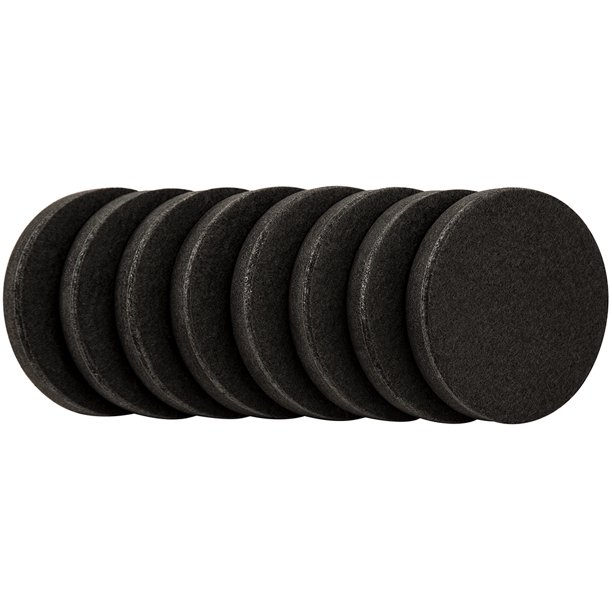 Super Sliders 2 1/2" Reusable Furniture Sliders, Black (8 Pk) - Walmart.com