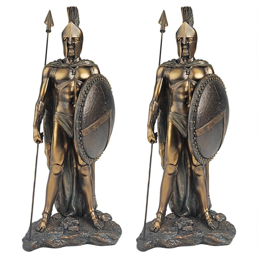 Design Toscano Legendary Spartan Warrior Statue: Set of Two - Walmart.com