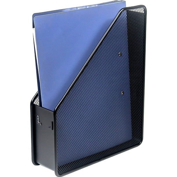 Mesh C-Rim Magazine File Holder, Black - Walmart.com - Walmart.com