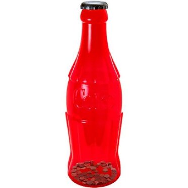 "Coca-Cola Officially Licensed Large Plastic Money Coin Bank, 22"" Coke ...
