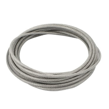 BENTISM T304 Stainless Steel Cable Steel Wire Rope 1/16" 328 ft 7x7 ...
