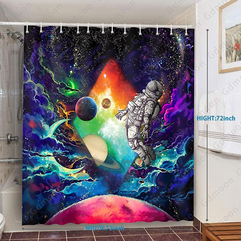Astronaut Bathroom Painting