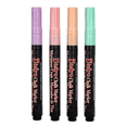 Marvy Uchida Bistro Chalk Markers, Fine Tip, Pastel Colors, 4-Pack ...