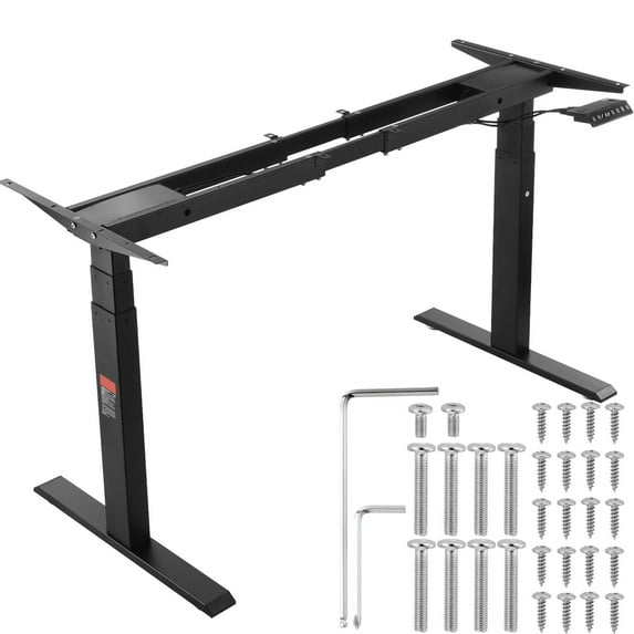 KFFKFF Electric Desk Frame, Dual Motor, Height 26"-50.8" & Length 43.3 ...