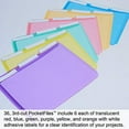 Ultimate Office PocketFile™ Clear Poly Document Folder Project Pockets ...