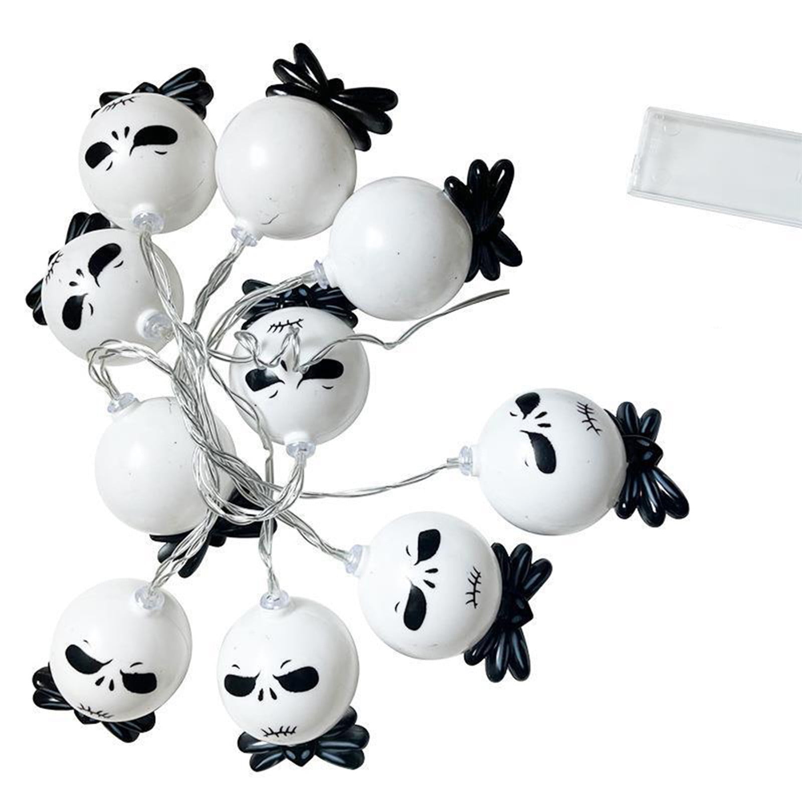 LED Halloween Ghost Face Light String Ghost Festival Party Decoration ...