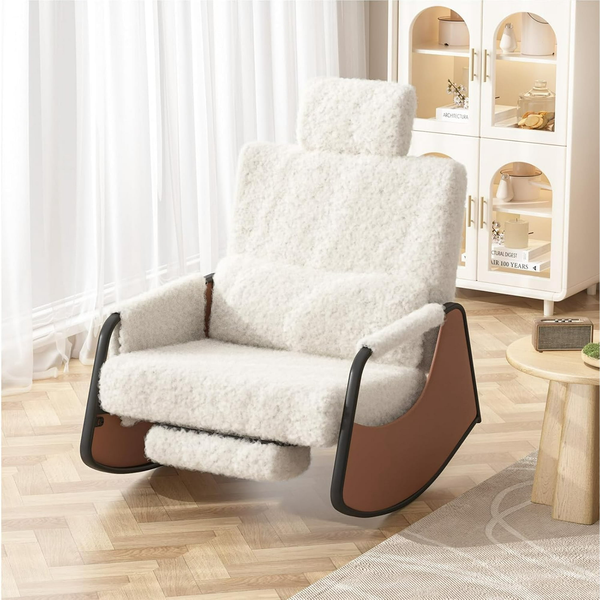 Click here for Aecojoy Rocking Recliner Chair With Retractable Fo... prices