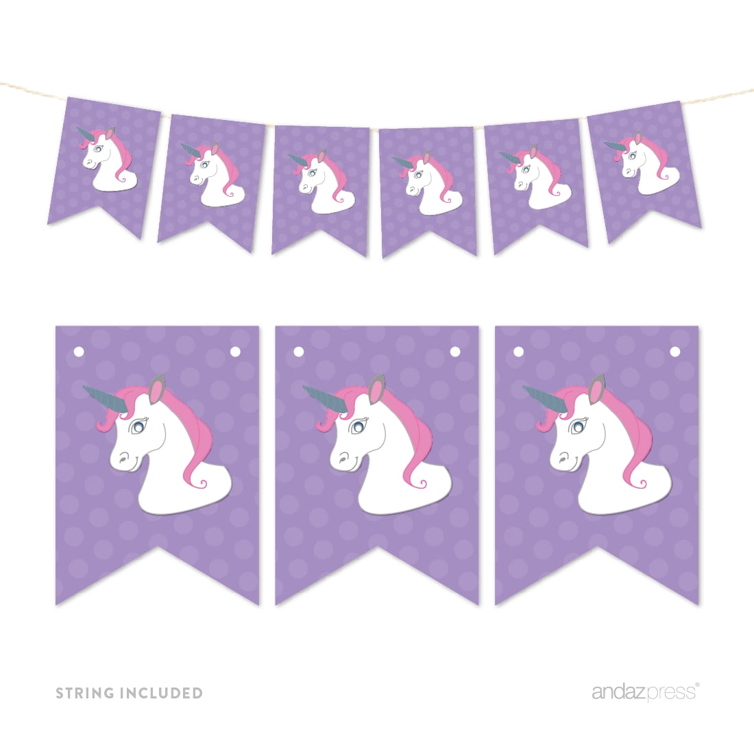 Pennant Party Banner Unicorn - Walmart.com