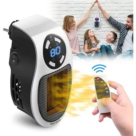 Mini Fan Heater 500w, Socket Heater, Mini Ceramic Heater Fan Heater ...
