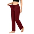 Dagugfen Yoga Pants for Women Drawstring Elastic Waist Loose Fitted ...