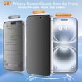 [2 packs matte privacy screen protector suitable for 16, anti-glare ...