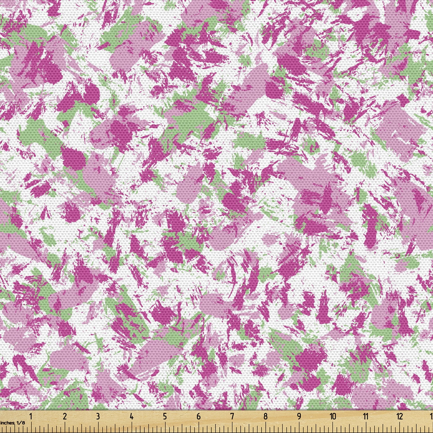 Abstract Sofa Upholstery Fabric by the Yard, Continuous 80's Style ...