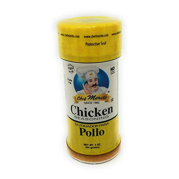 Chef Merito Chicken Seasoning, 3 oz - Walmart.com - Walmart.com