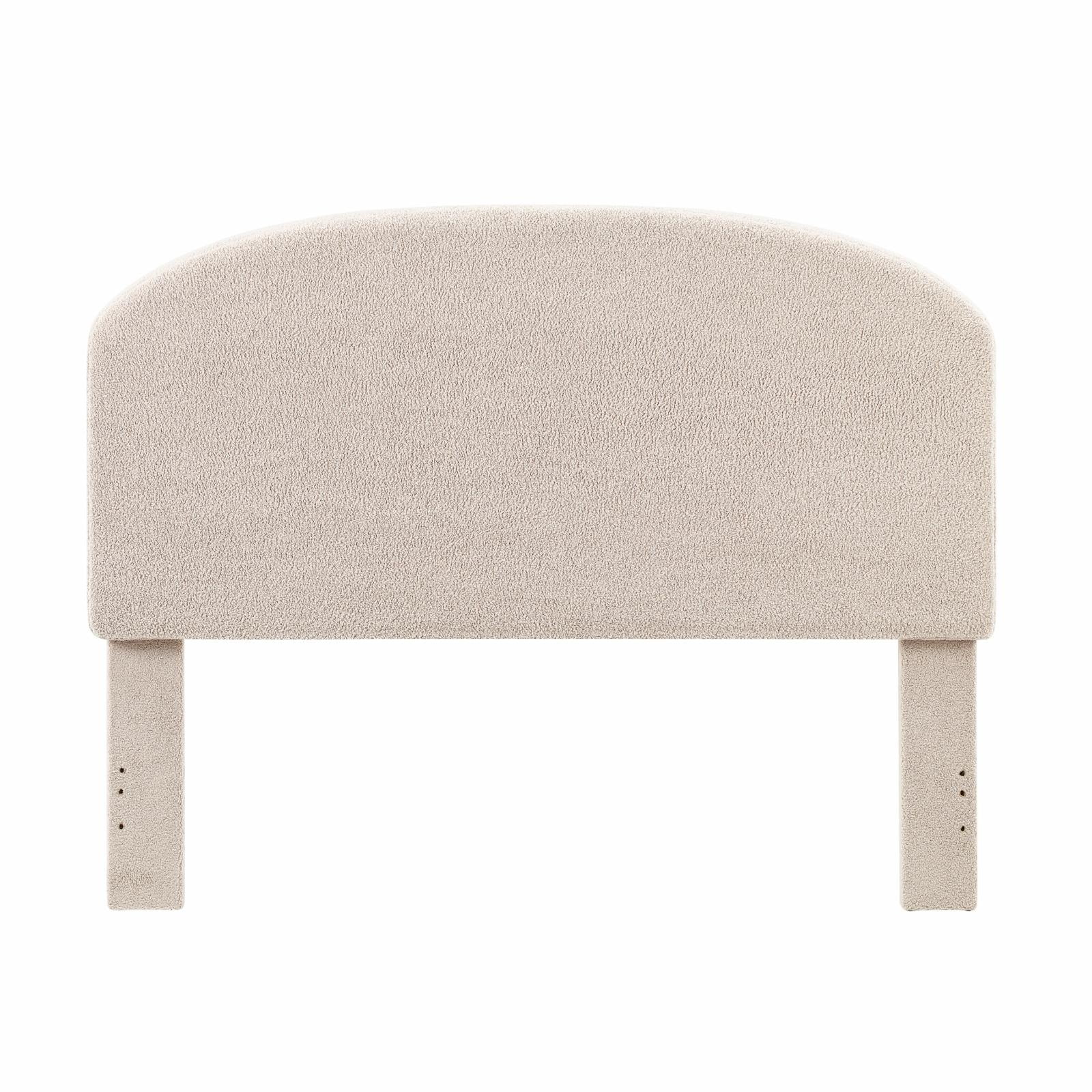 Linon Bressett Rounded Headboard - Natural - Twin - Walmart.com