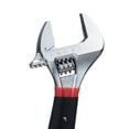 BLACK CANYON 8" Adjustable Wrench w/ Comfort Grip, 1-3/16" Jaw Capacity ...