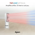 Dyson Hot+Cool Jet Focus AM09 Bladeless Fan Heater | White/Silver | New - Walmart.com