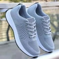 AUDeals Unisex Platform Mesh Walking Shoes Slip On Lightweight ...