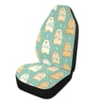 Bear Heart Pattern Car Seat Covers Front Seats Universal Fit for Sedan ...