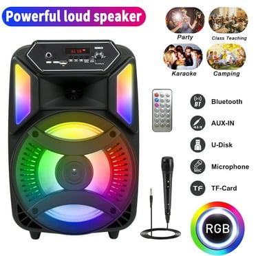 Pyle PSUFM1045A - 1000 Watt Disco Jam 2-Way Powered Speaker System with ...
