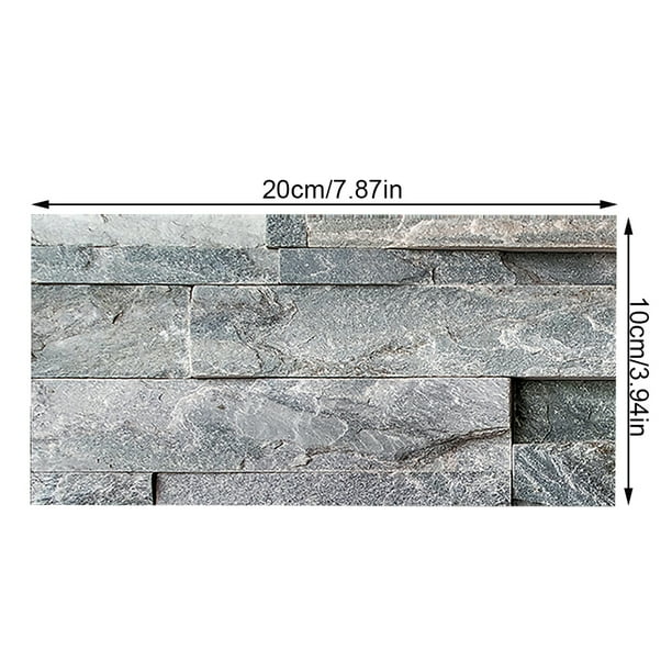 wall sticker wall brick sticker wall brick decal kitchen wall brick ...